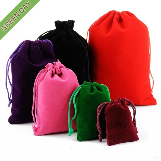 Wholesale Custom Velvet Jewelry Gift Packaging Pouch